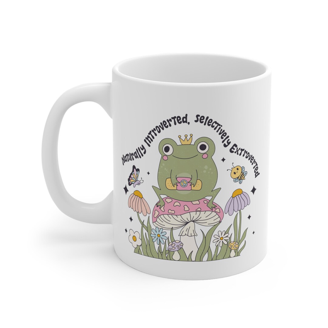 Naturally Introverted Selectively Extroverted Mug, Cute Mug, Mental ...
