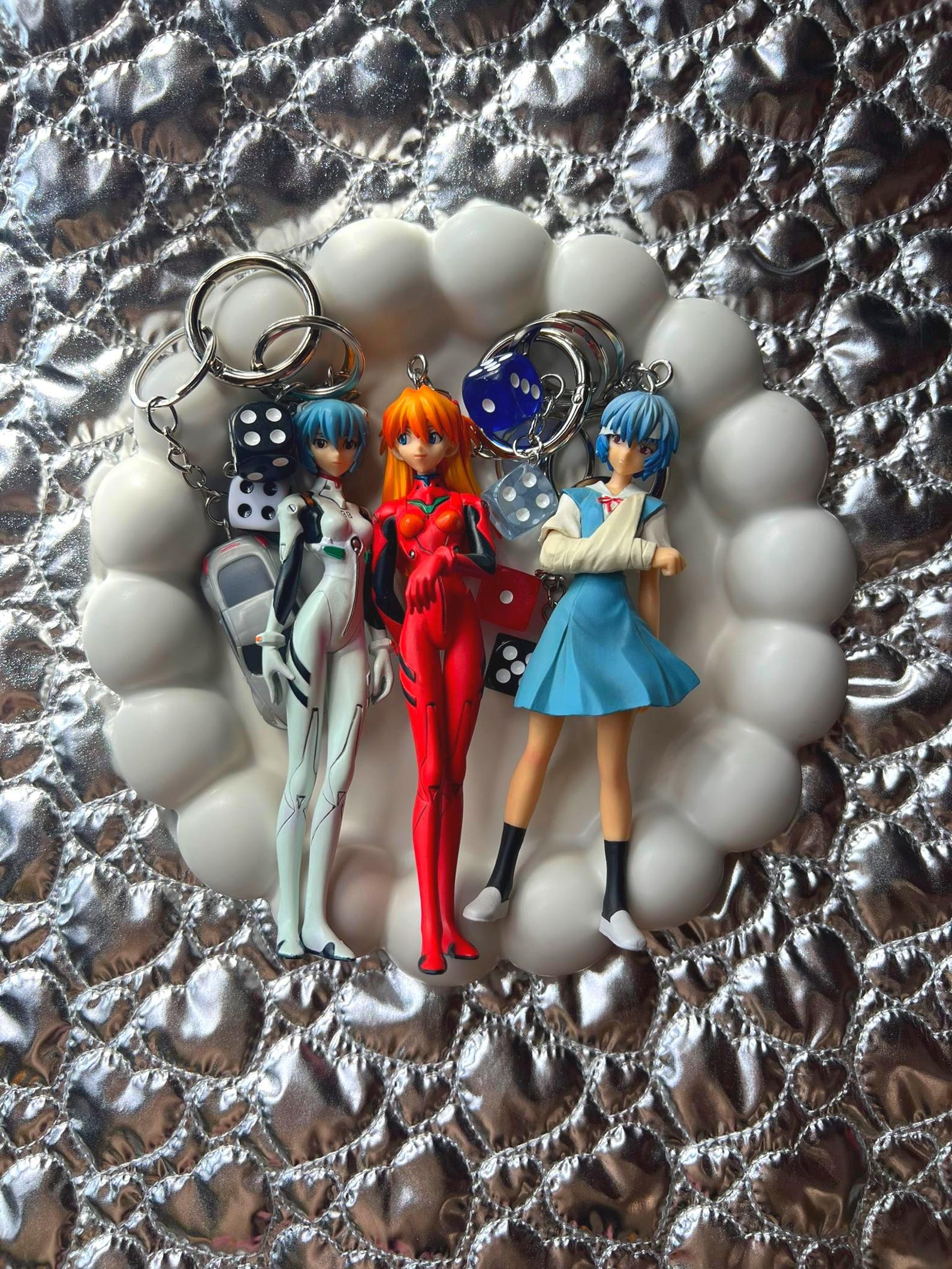 Legendary Japanese anime figure keychains: Evangelion. Super cool and ...