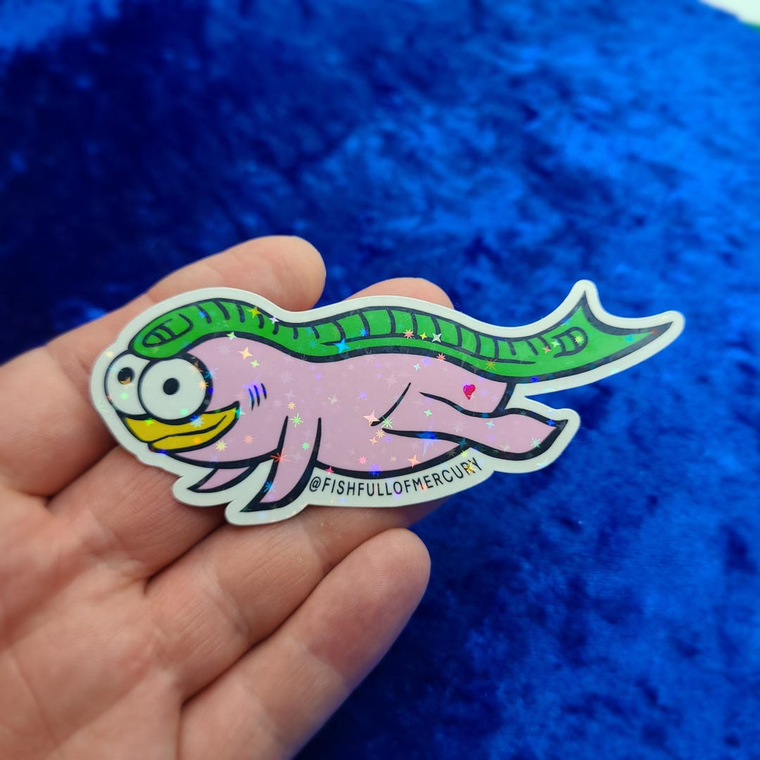 Mochi - Monster Tamer - Anime - Cute - Fish Full of Mercury - Etsy