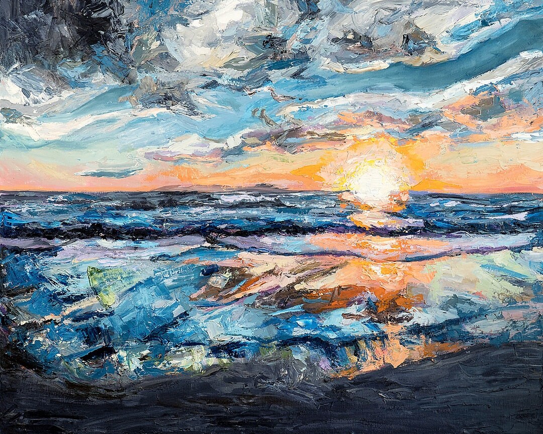 The Waves (print) - Etsy