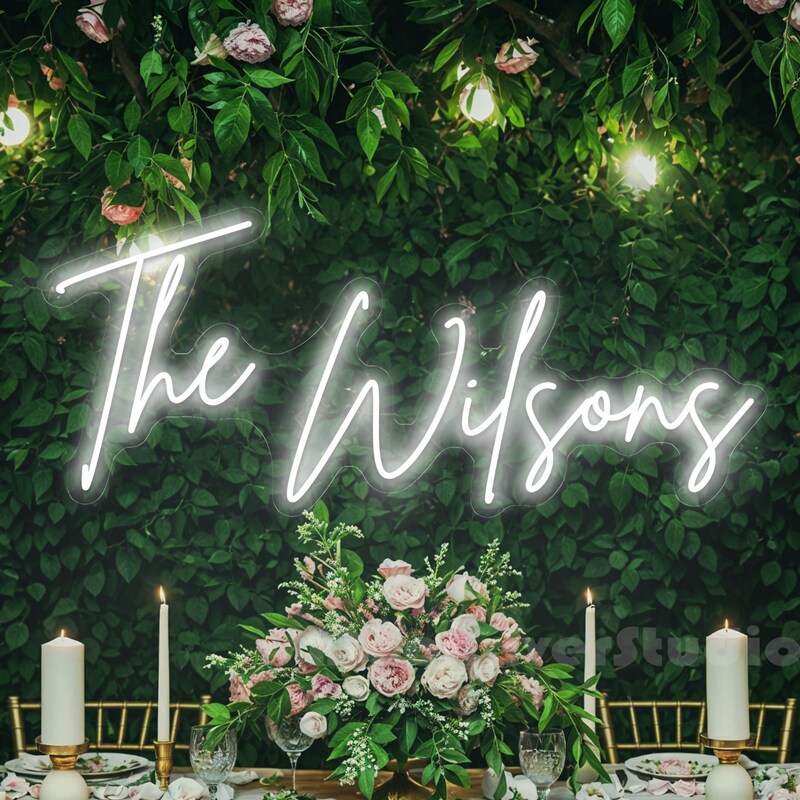 Neon Custom Led Table - Etsy