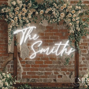 Custom Wedding Neon Sign, Custom Neon Sign Battery Operated, Neon Sign ...