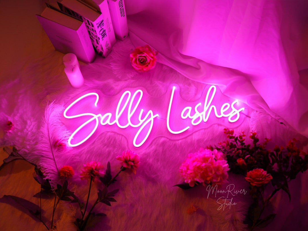 Custom Neon Sign for Salon Room, Lash Room Decor, Nail Room Decor ...