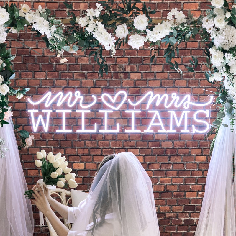 Custom Wedding Neon Sign - Etsy