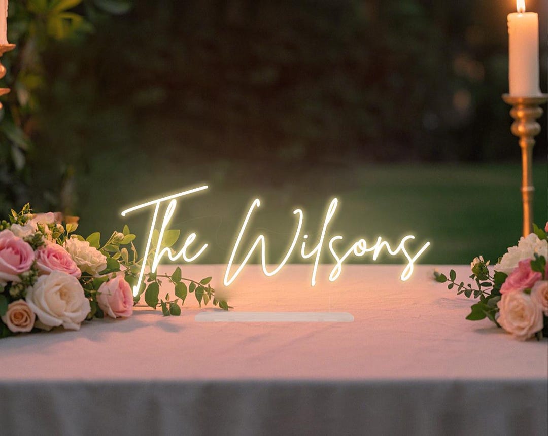 Custom Wedding Reception Table Decor Sign, Sweetheart Table Sign, Table ...