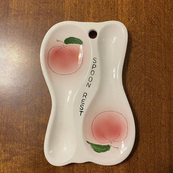 Apple Spoon Rest - Etsy