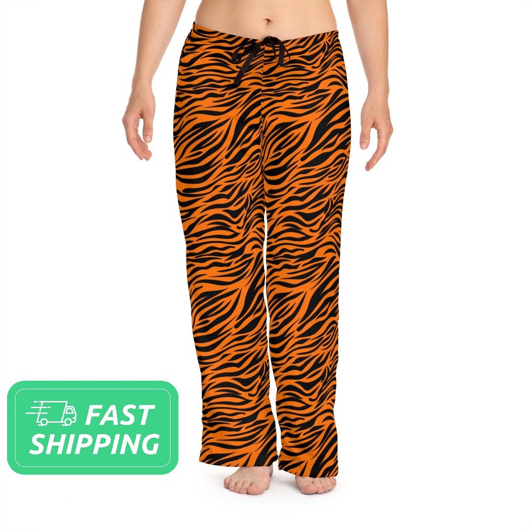 Tiger Stripe Pajama Pants / Tiger Pattern Pajama Pants - Etsy