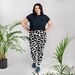 Cow Print Plus Size Leggings - Etsy
