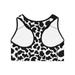 Cow Pattern Sports Bra / Cow Print Sports Bra - Etsy