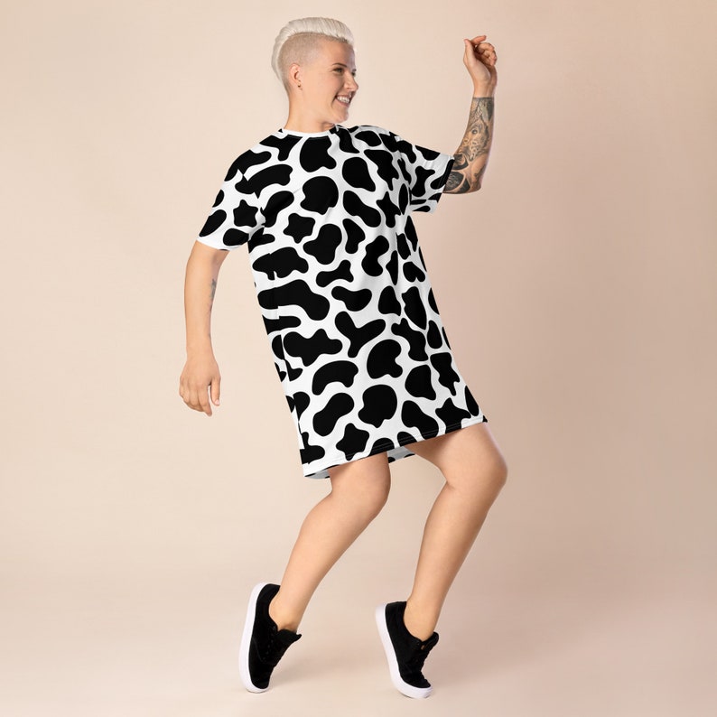 Cow Mumu / Cow Print Muumuu / Cow Pattern Moo Moo / T-shirt Dress - Etsy