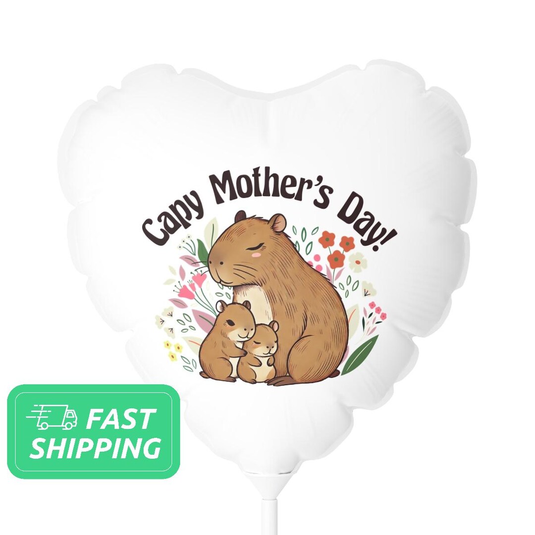 Capy Mothers Day Balloon / Capybara Balloon - Etsy