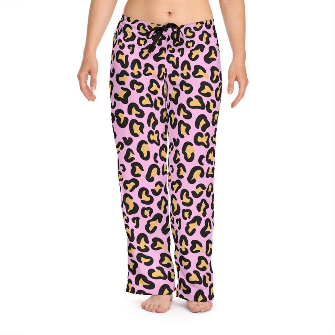 Pink Leopard / Safari Cheetah Pajama Pants - Etsy