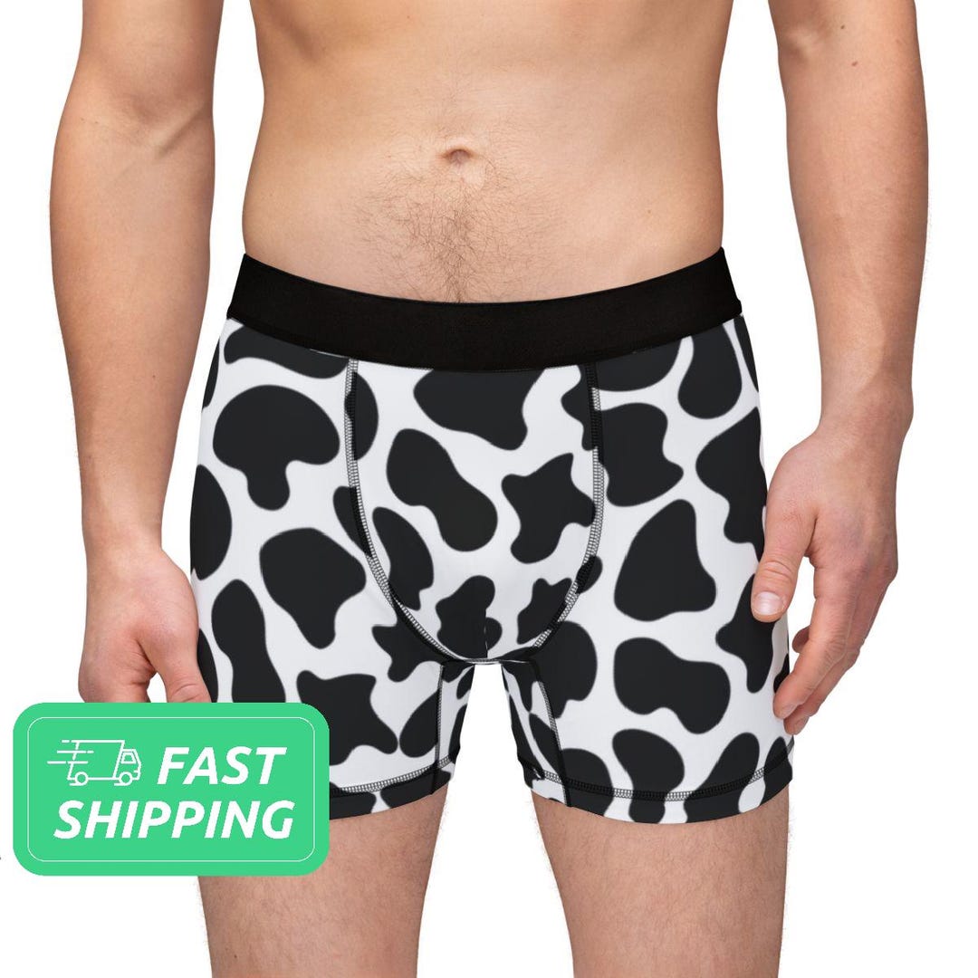 Cow Pattern Men's Boxers / Cow Print Men's Boxers - Etsy