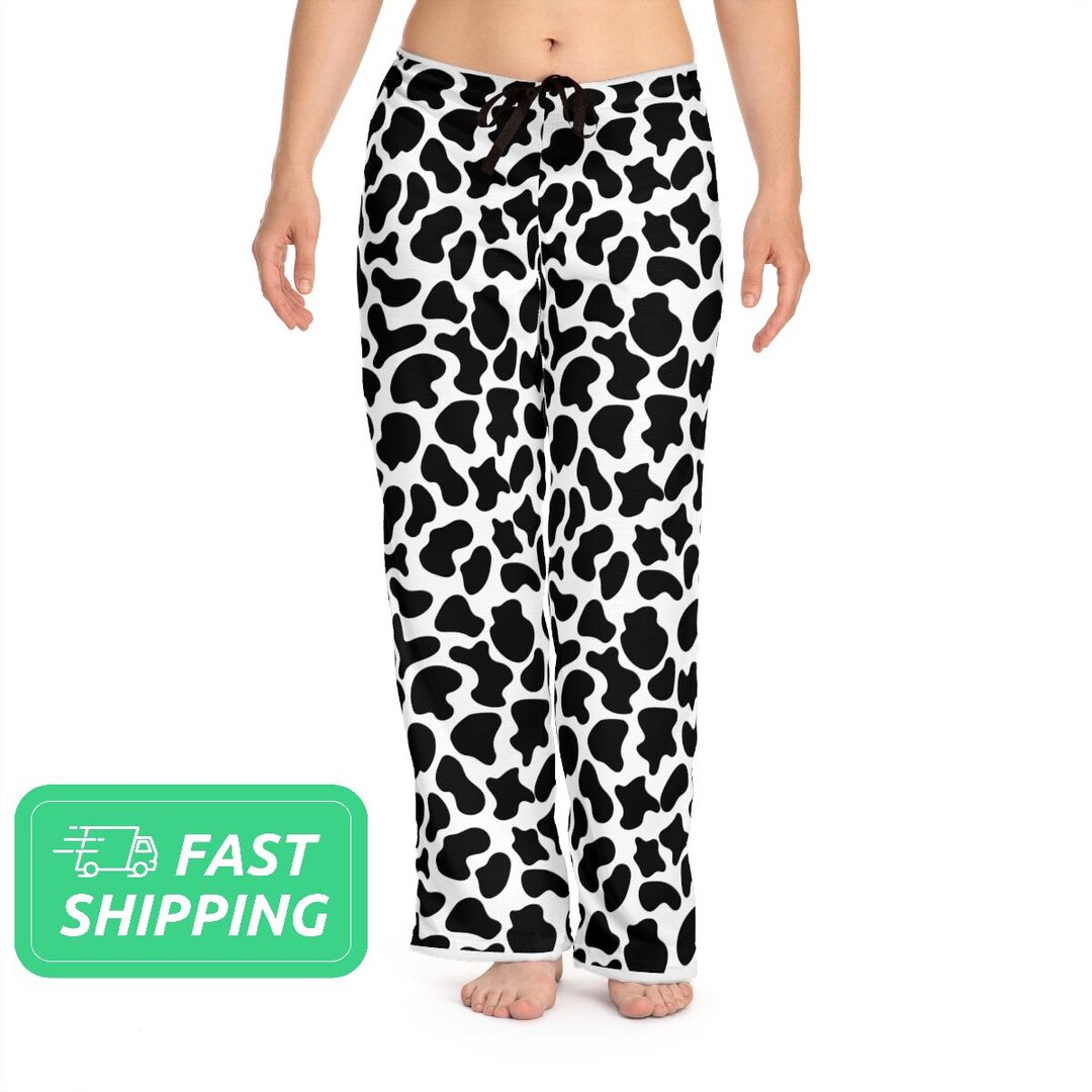 Cow Pattern Pajama Pants / Cow Print Pajama Pants - Etsy