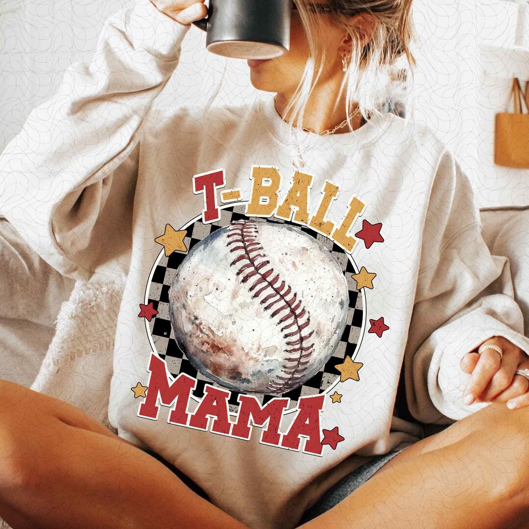 T-ball Mama Png, Baseball Mom Png, Vintage Sports Png, Game Day Png ...
