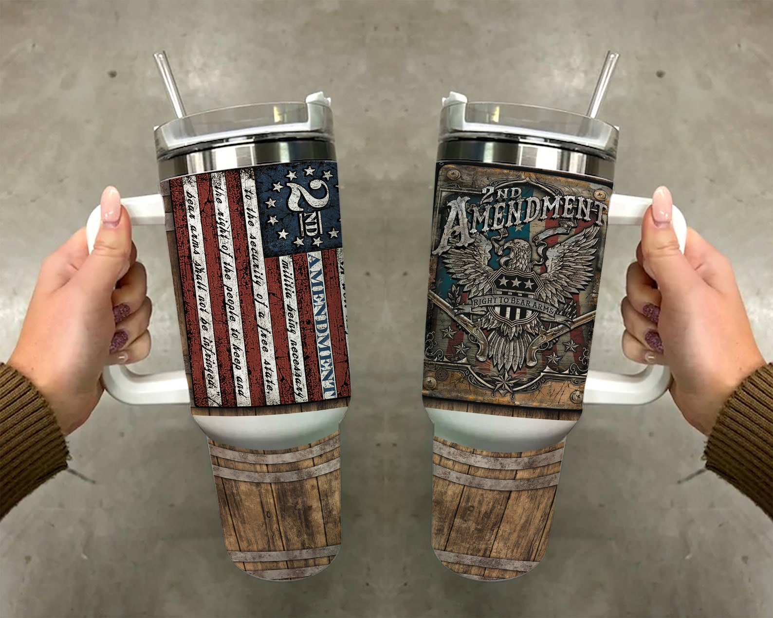 Second Amendment 40 Oz Tumbler Png 40oz Tumbler Wrap - Etsy
