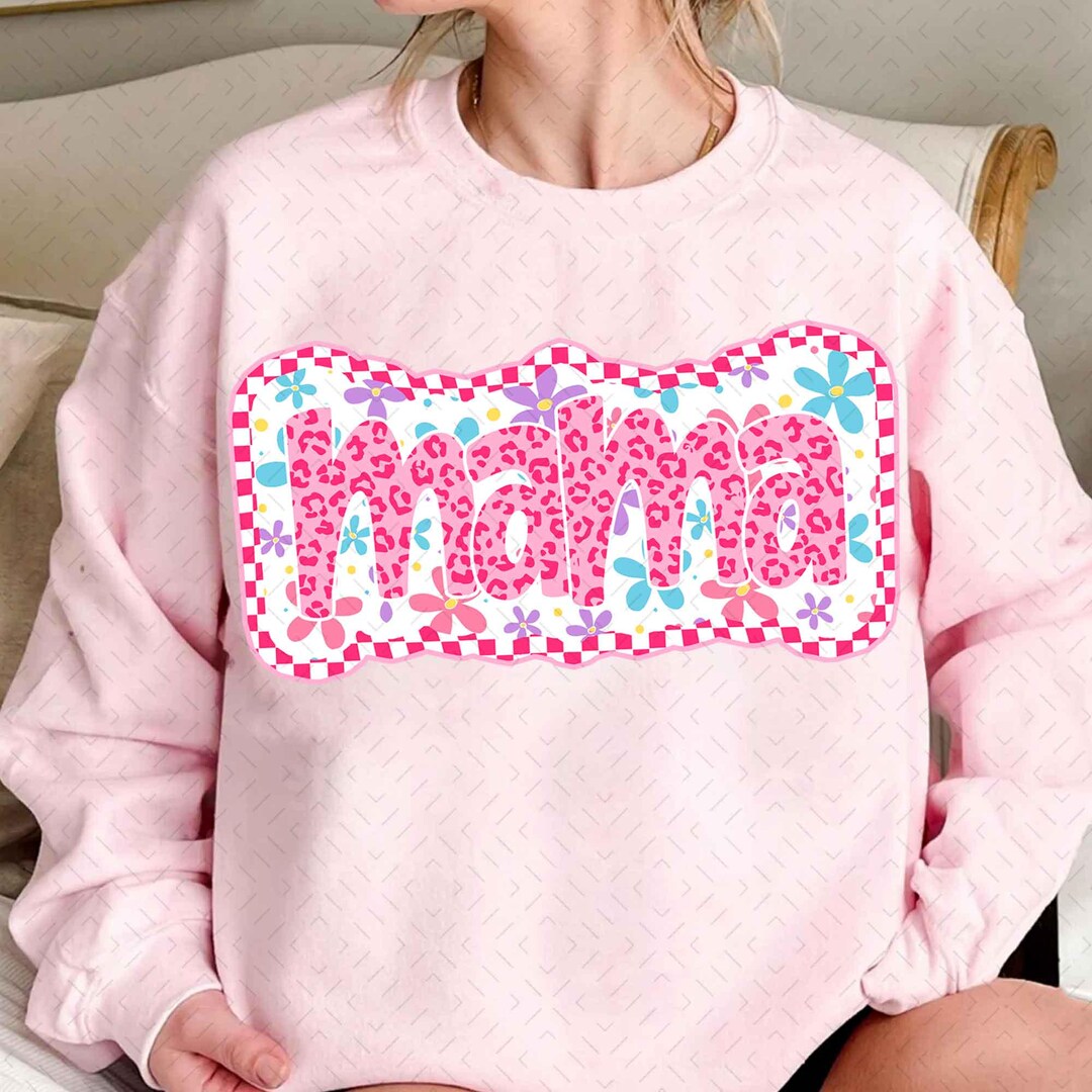 Floral Mama PNG, Preppy Mama Png, Mama Flower Png, Retro Mama Png ...