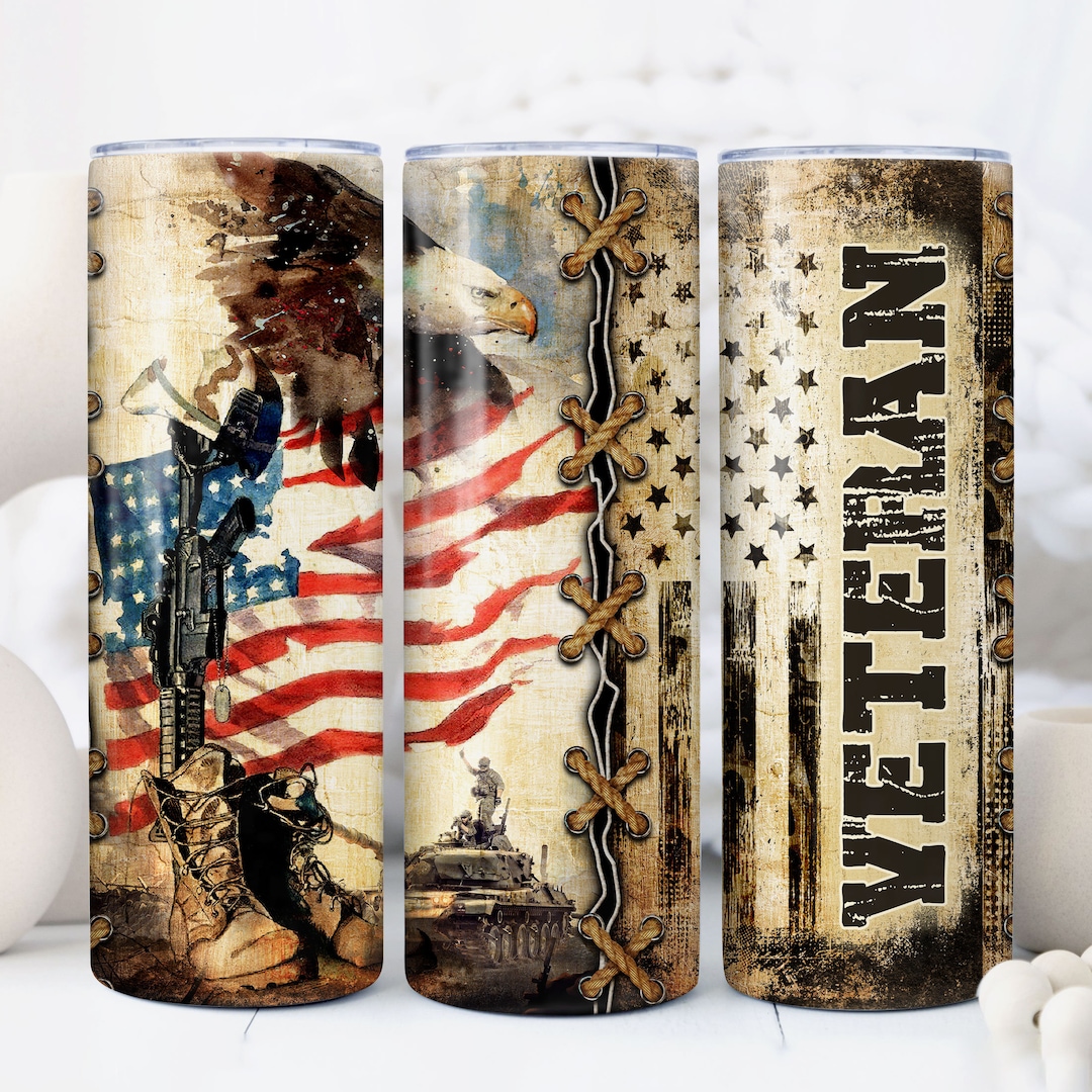 Veteran Tumbler Png, Memorial Day Sublimation Designs, Veteran Tumbler ...