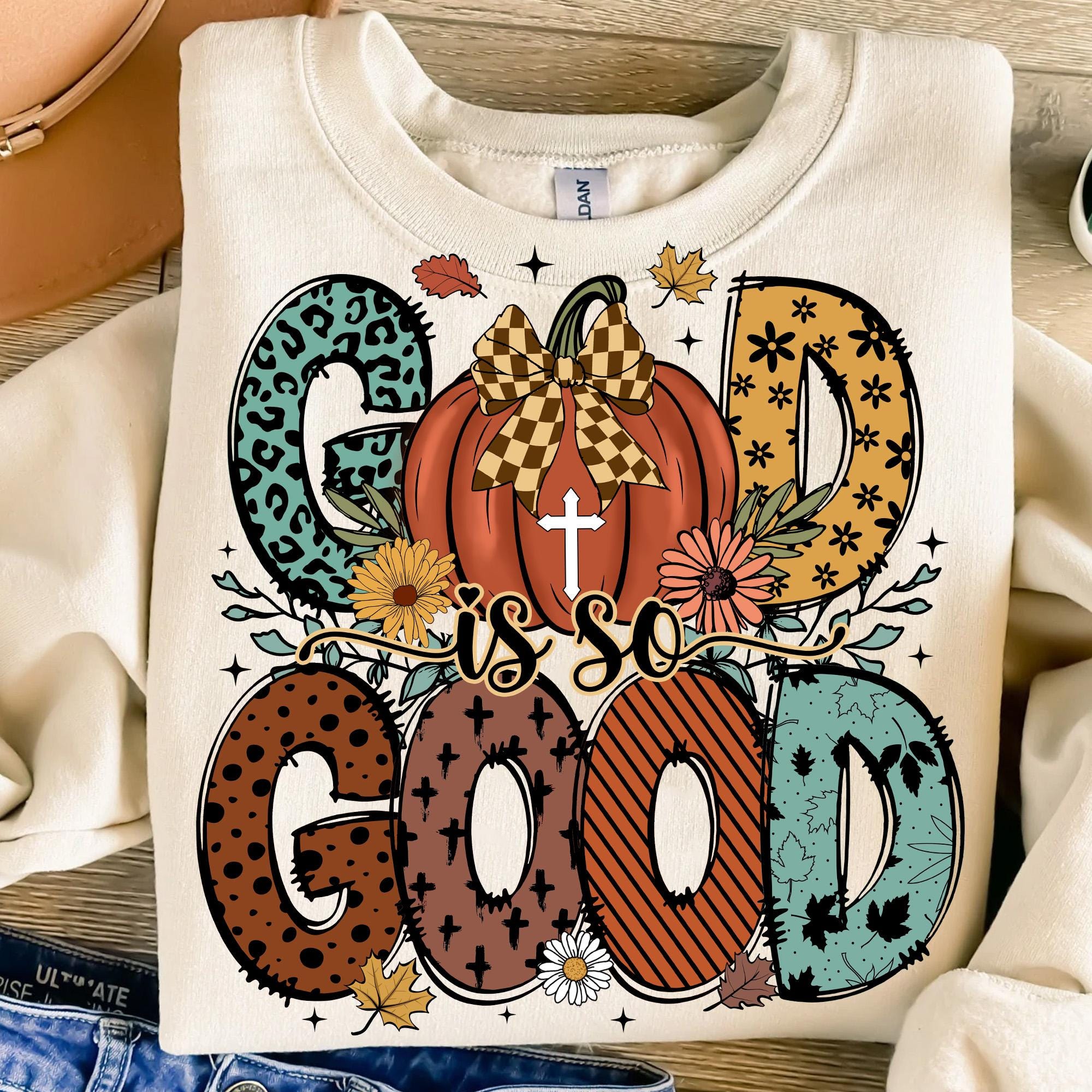 God is so Good Png, Fall Christian Png, Autumn Pumpkin Png, Christian ...