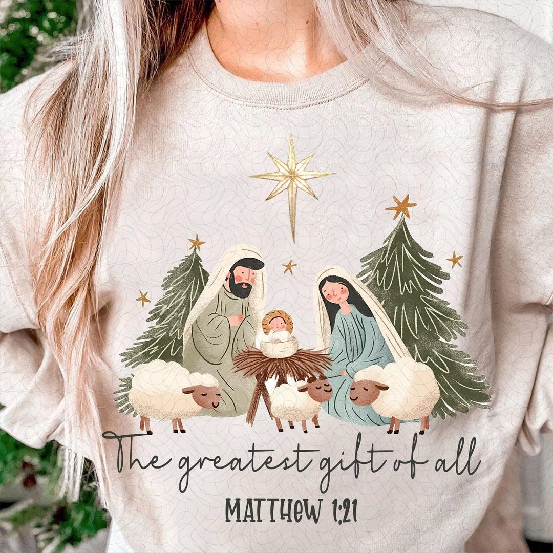 Christmas Manger Nativity Scene Png, Christian Coquette Faith PNG, Hand ...