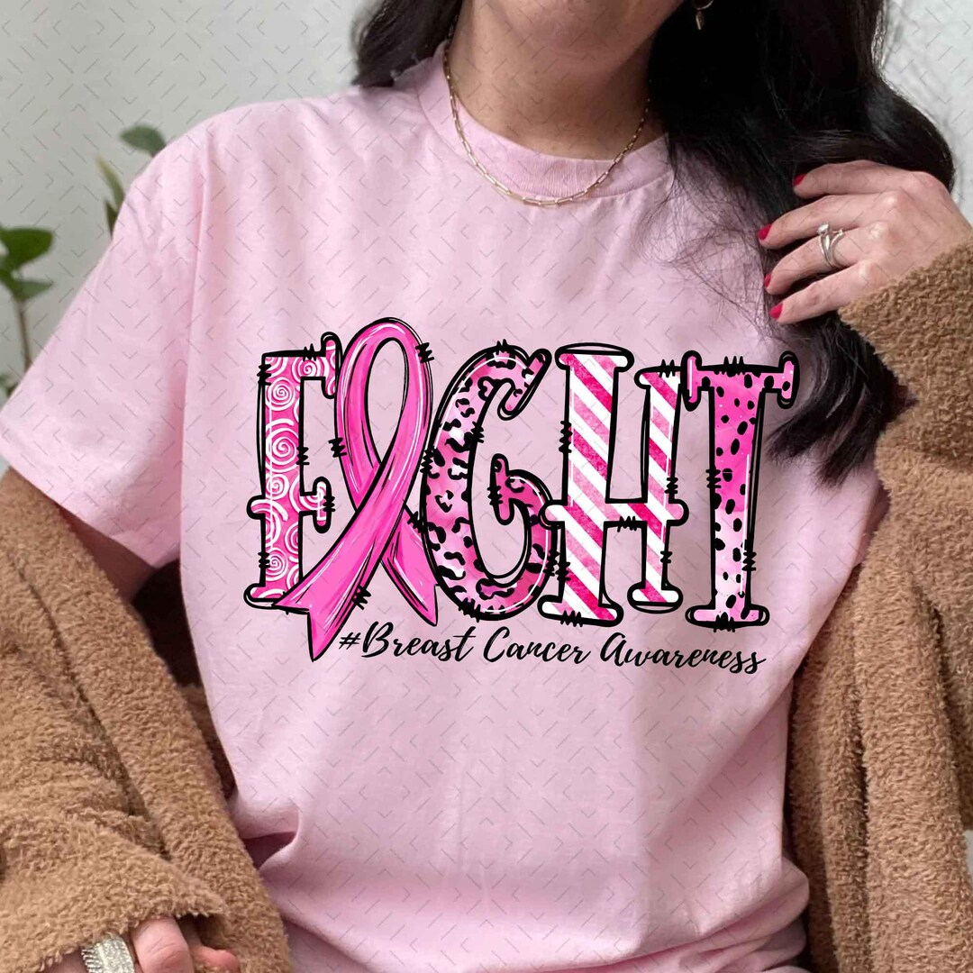 Fight for A Cure Png, Breast Cancer Awareness Png, in October We Wear ...