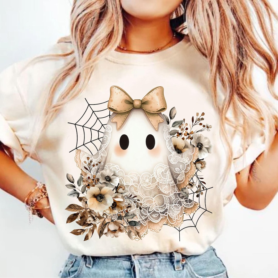 Halloween Lace Ghost Png, Spooky Coquette Png, Girly Ghost Lacey Ghost ...