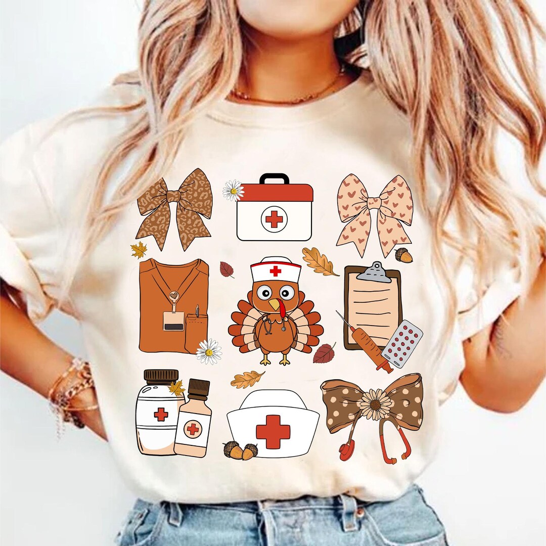 Nurse Thanksgiving Png, Thanksgiving Png, Nurse Png, Fall Thanksgiving ...