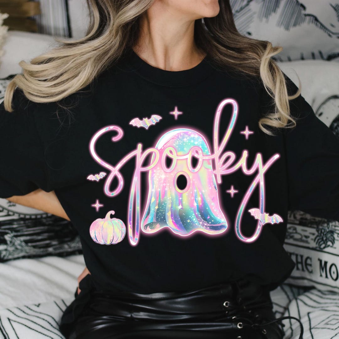 Cute Pink Neon Spooky Ghost Png, Boo Bow Png, Neon Halloween PNG, Boo ...