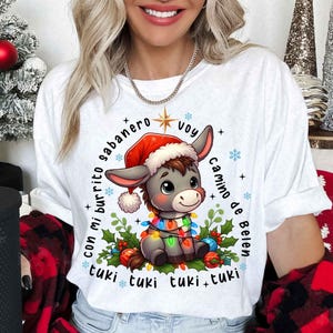 Mi Burrito Sabanero Mexican PNG, Feliz Navidad Digital Download, Tuki ...