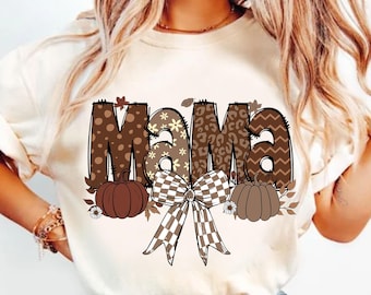 Fall Mama PNG, Fall Mama Checkered Smiley Face Png , Fall Vibes Png ...