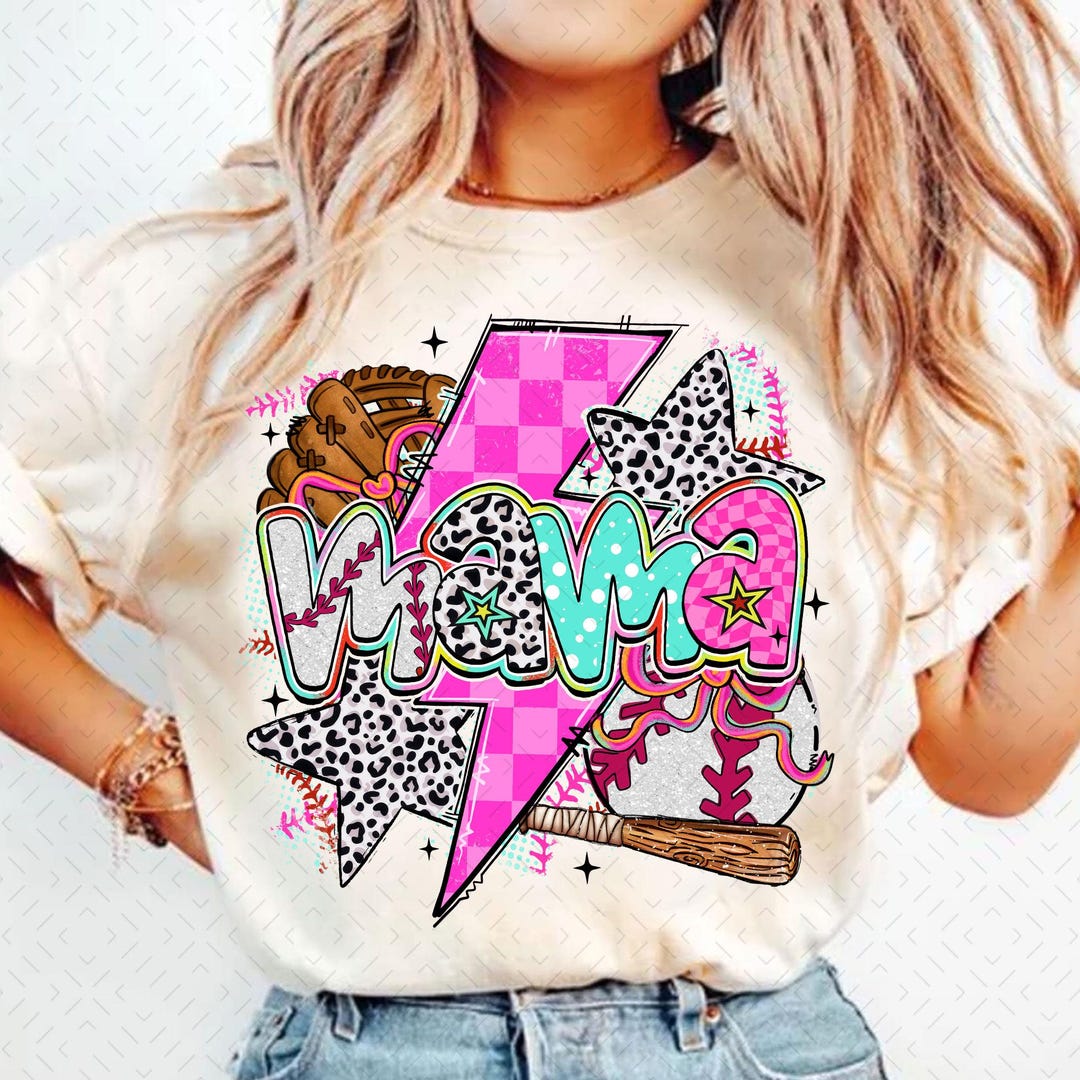 Preppy Baseball Mama PNG, Ballpark Mama Png, Game Day Png, Coquette Bow ...