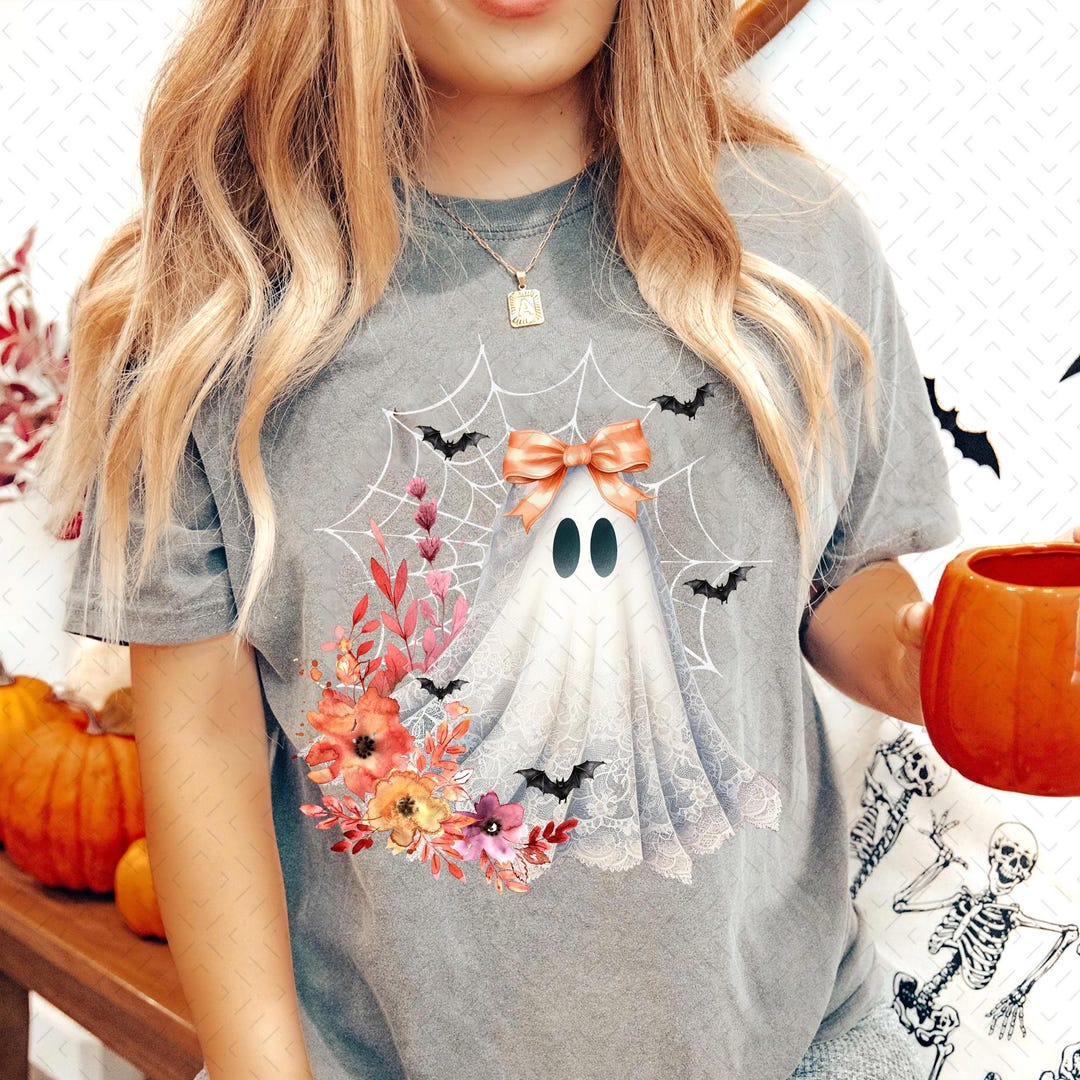 Halloween Lace Ghost Png, Spooky Coquette Png, Girly Ghost Lacey Ghost ...