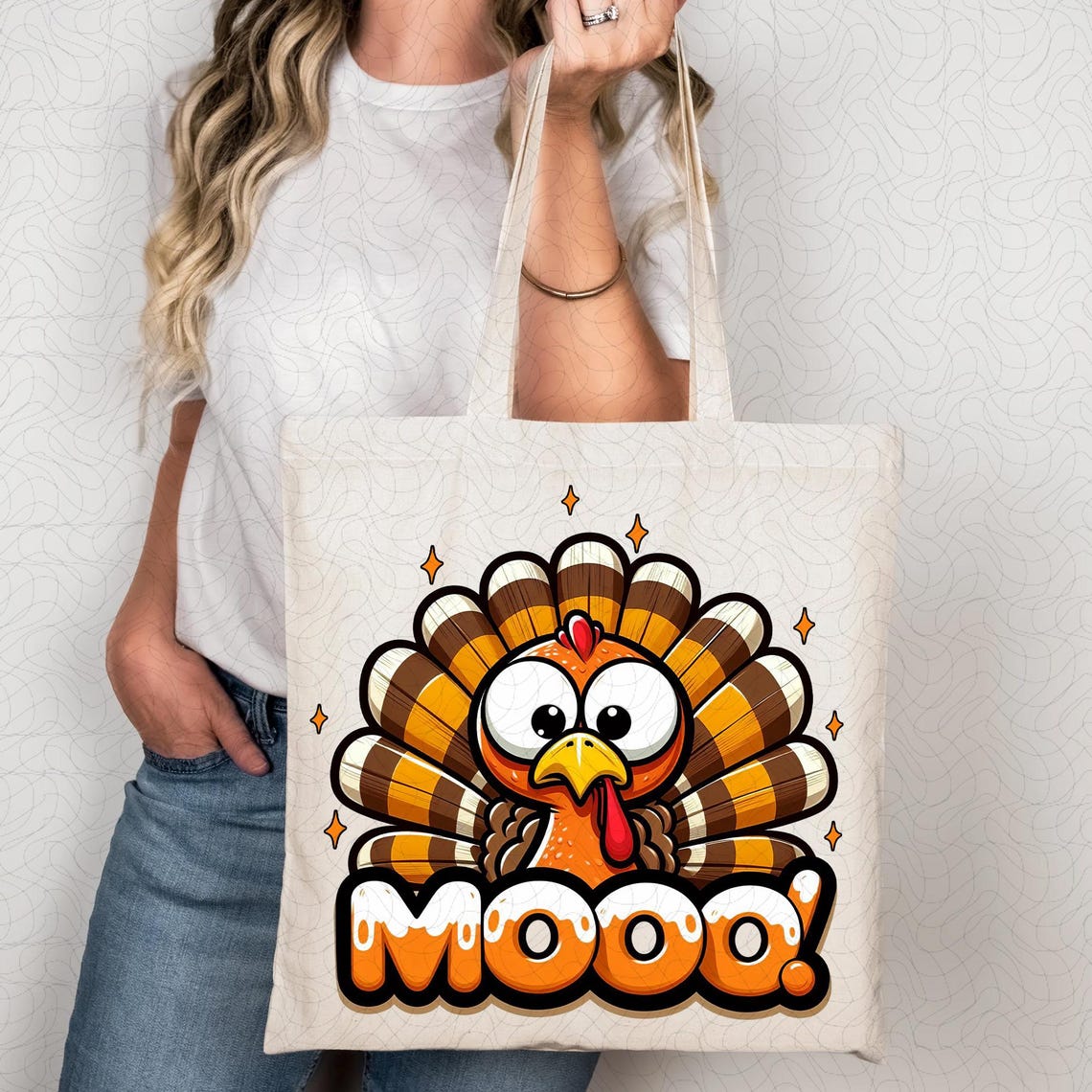 Funny Thanksgiving Turkey Moo Png, Turkey Png, Thanksgiving Turkey Png ...