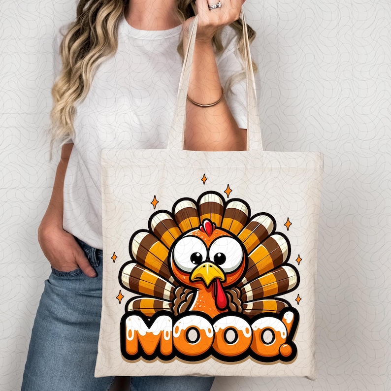 Funny Thanksgiving Turkey Moo Png, Turkey Png, Thanksgiving Turkey Png ...