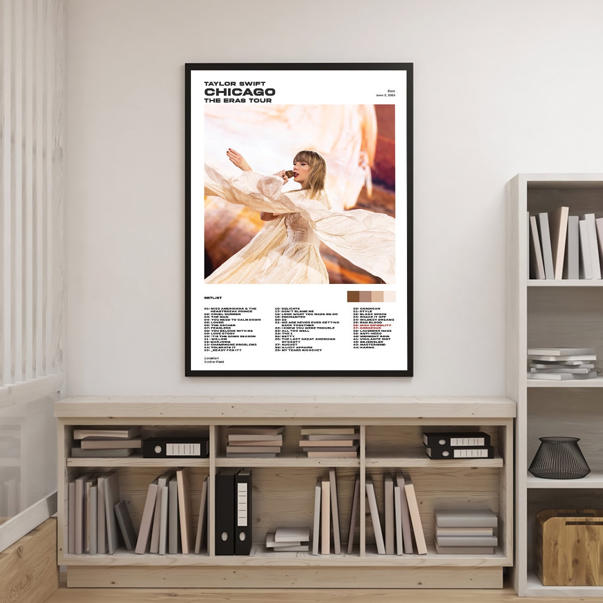 Custom Eras Tour Poster, Taylor Poster, The Eras Tour Setlist Poster ...