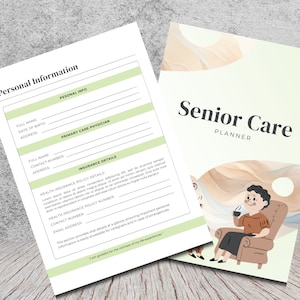 Printable Elder Care Planner, Comprehensive Daily & Weekly Schedule ...