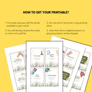 36 Daily Routine Cards for Dementia, Printable Daily Routine Cards, 8 ...