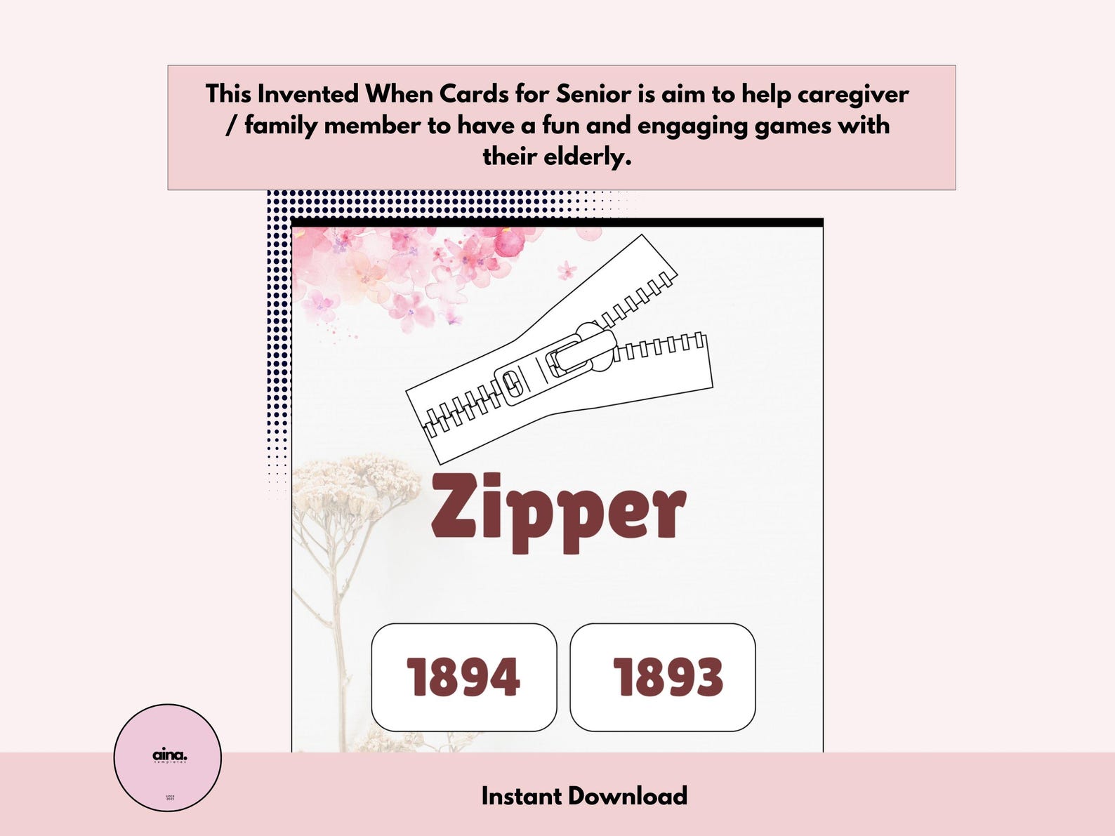 Invented When Cards Games for Elderly, Senior Citizen Games and Trivia ...