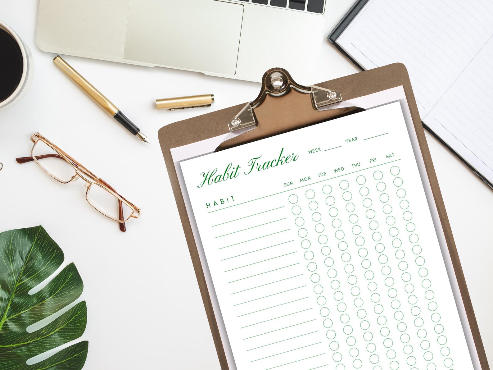 Weekly Habit Tracker, Printable Habit Tracker, Routine Tracker, 7 Day ...