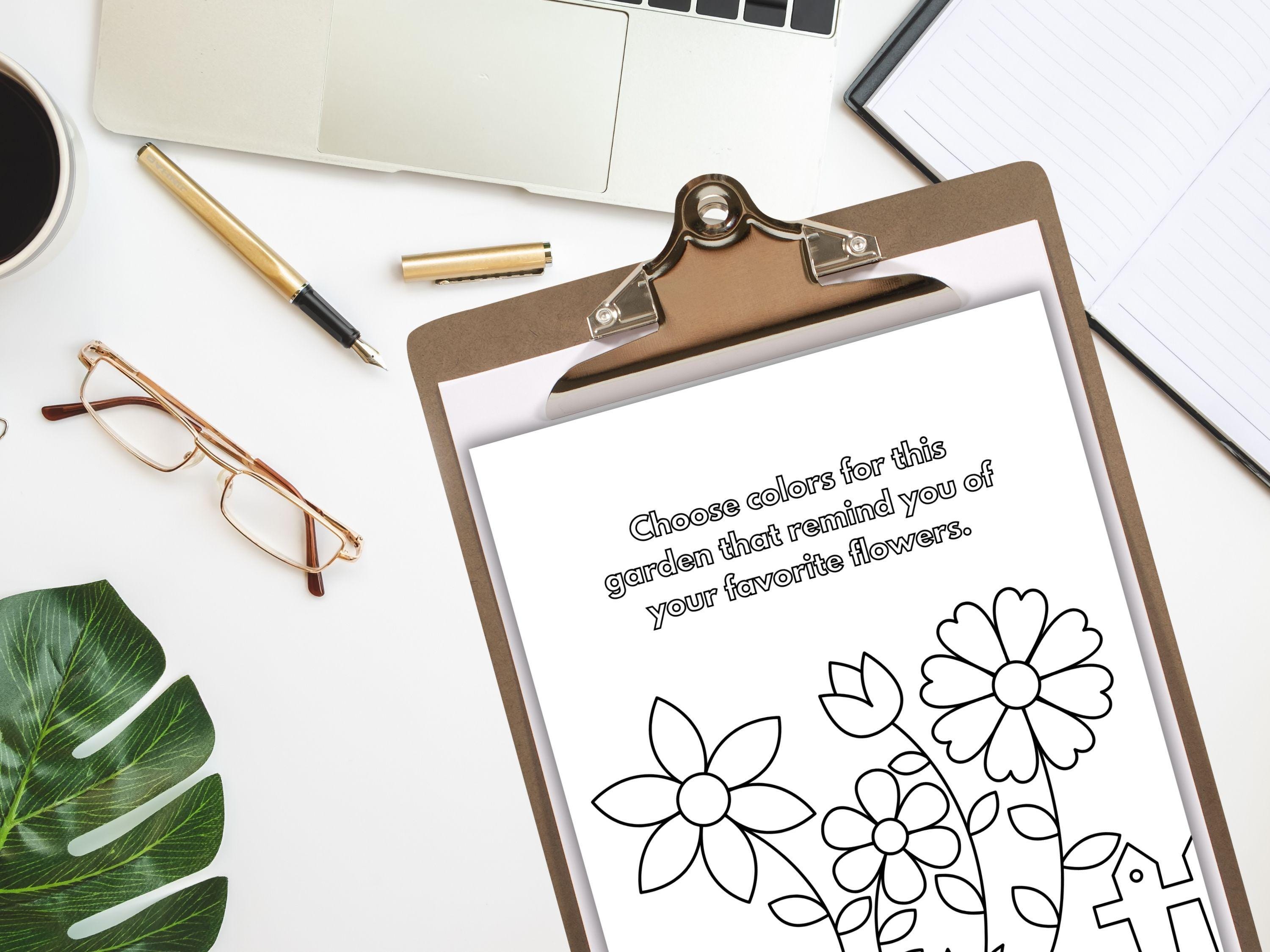 Large Print 25 Coloring Pages for Adult, Coloring Pages for Seniors ...