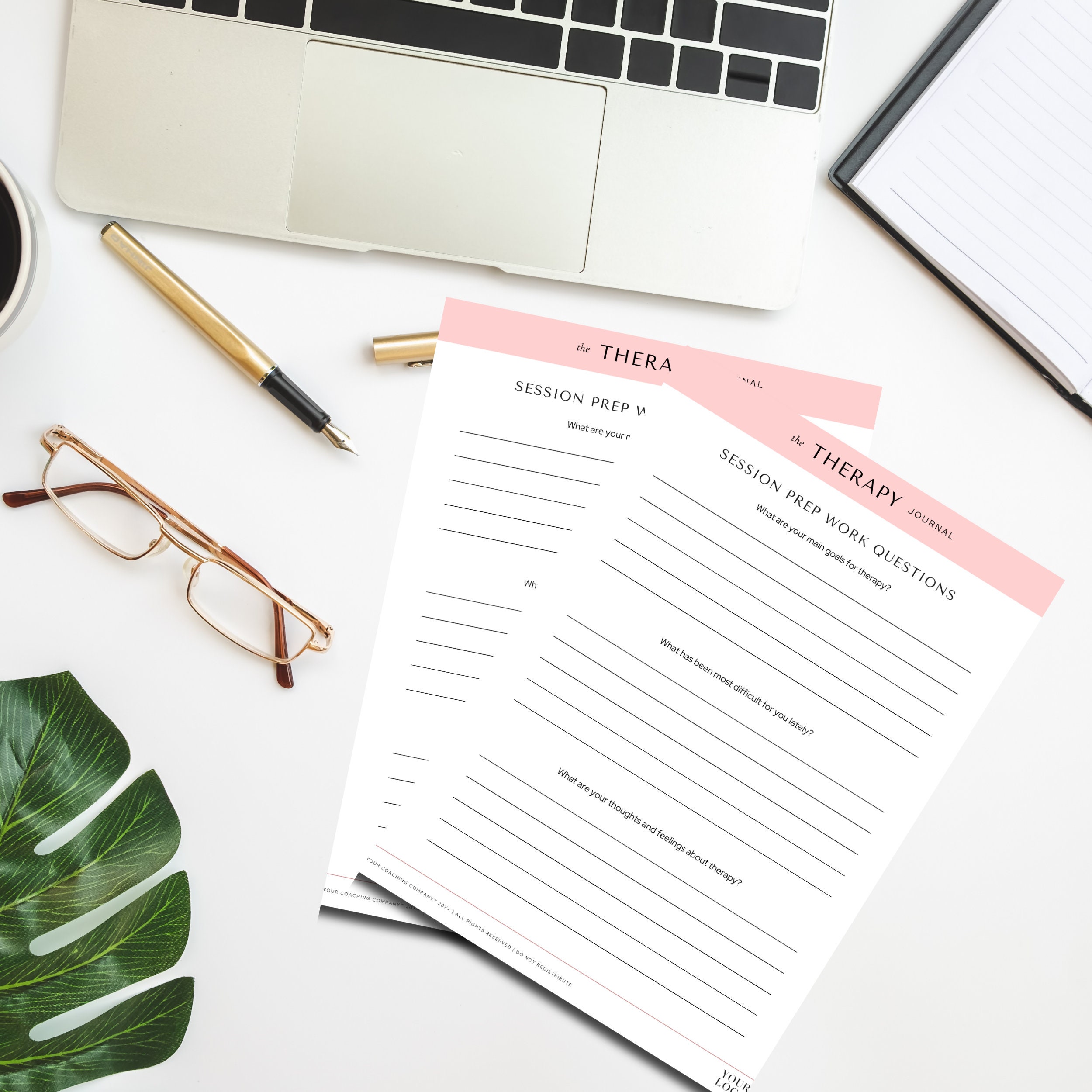 160 Pages Therapy Journal Canva Template, Inner Child Healing, Anxiety ...