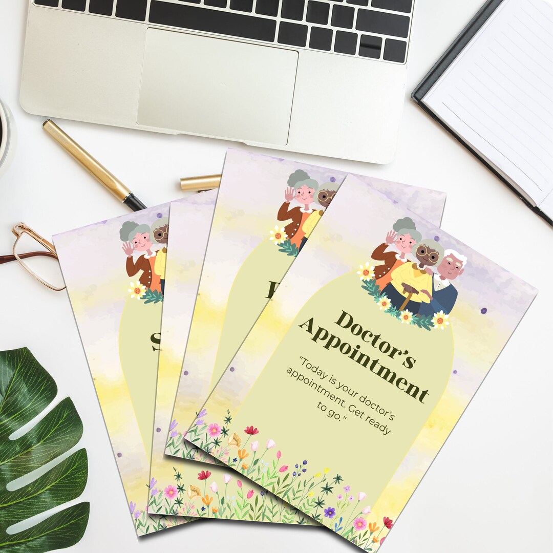 36 Daily Routine Cards for Dementia, Printable Daily Routine Cards, 8 ...