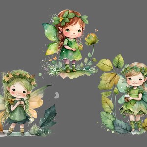 St Patrick Day Clipart Fairy Bundle, Digital Images, Instant Download ...