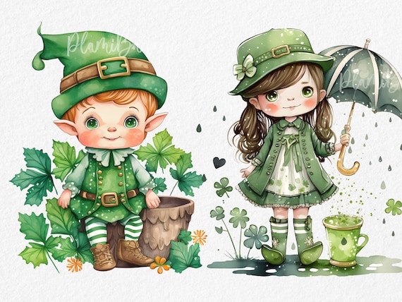 Leprechaun Girl Clip Art