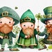 Leprechaun Watercolor Clipart, Cute St Patricks Day Girl Boy Graphics ...