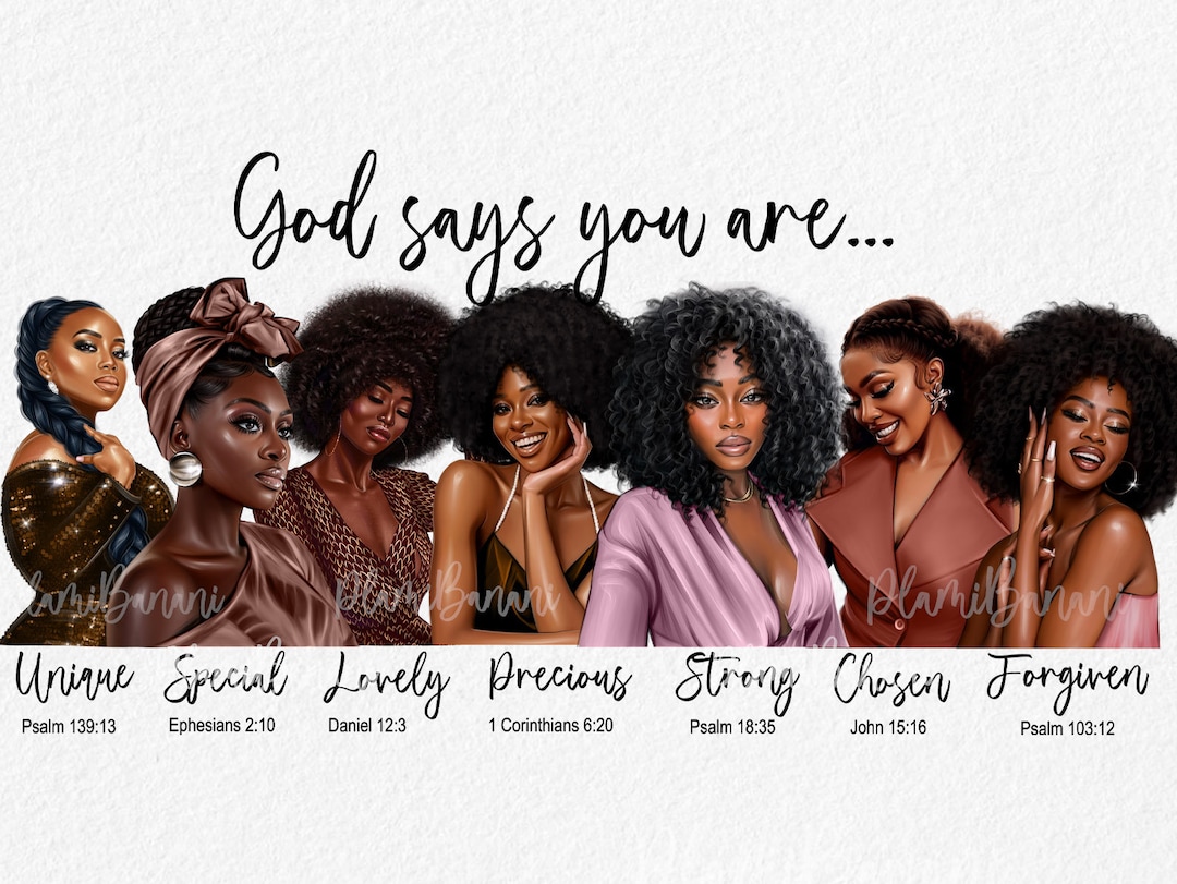 God Says You Are PNG God Says You Are Unique God Says Clipart God ...