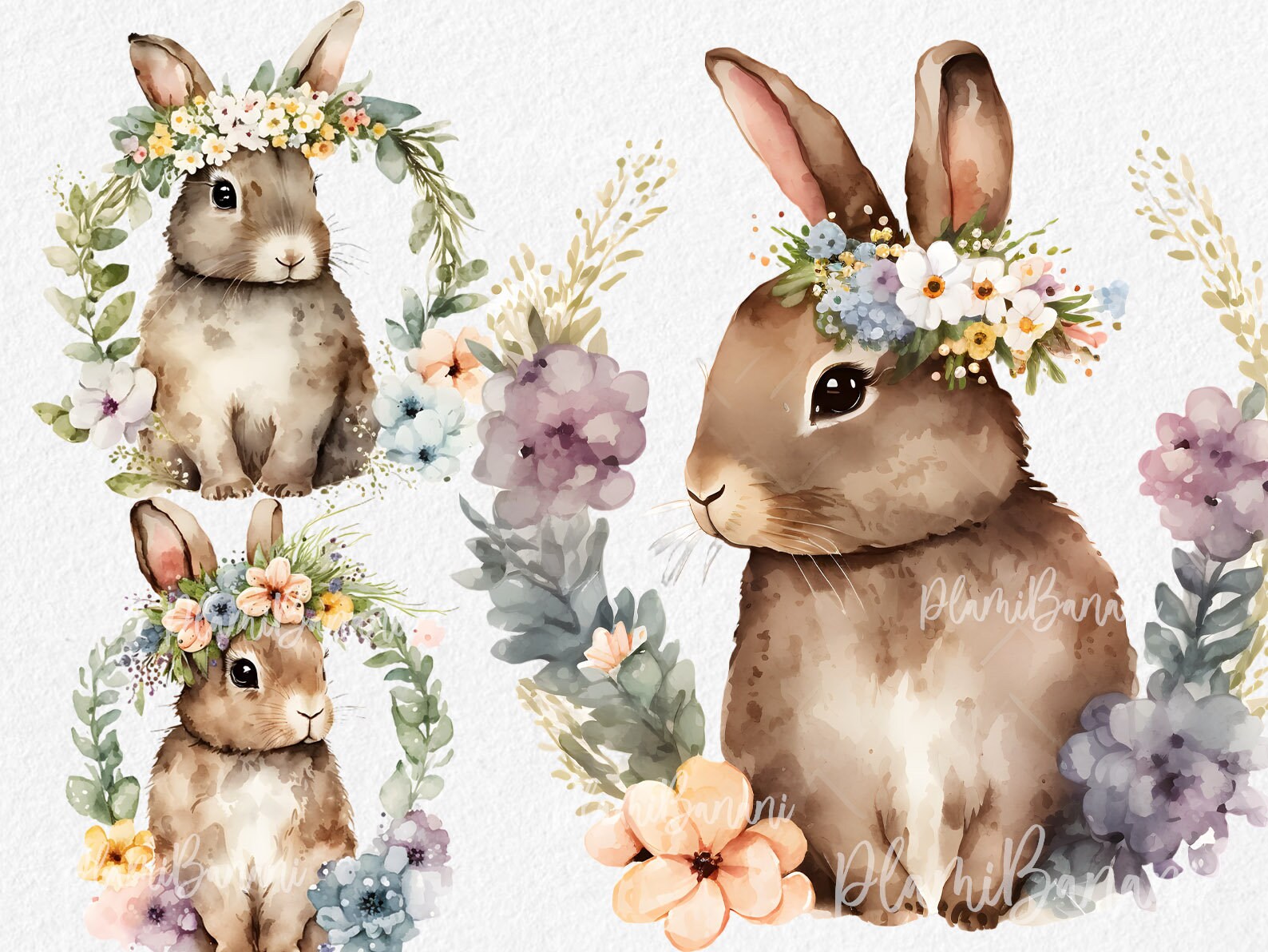 Easter Bunny Clipart Easter Clipart Easter Bunny Png - Etsy