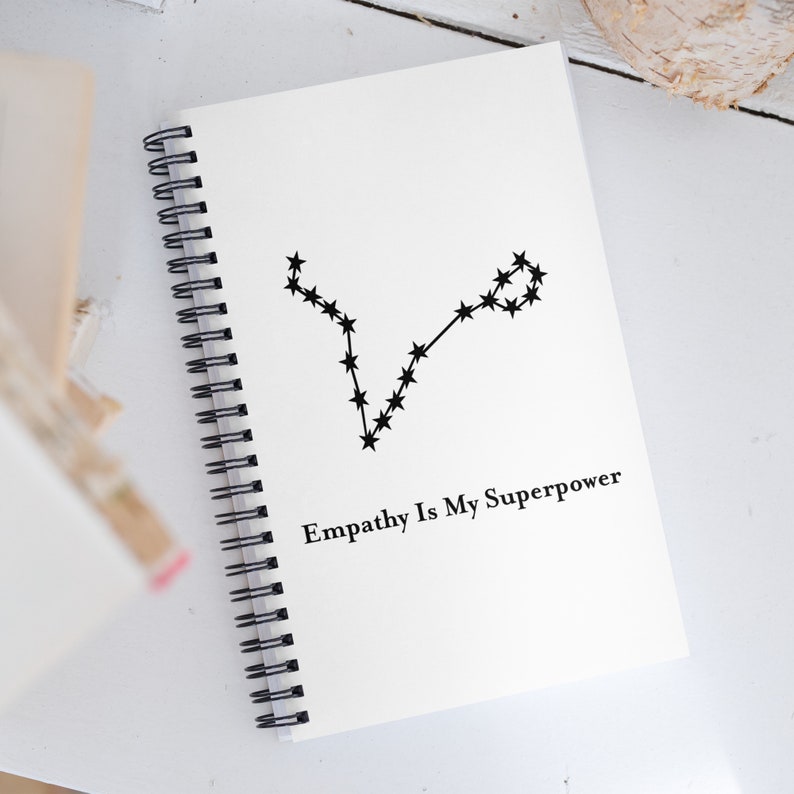 Pisces Constellation Spiral Journal With Text, Zodiac Star Sign ...