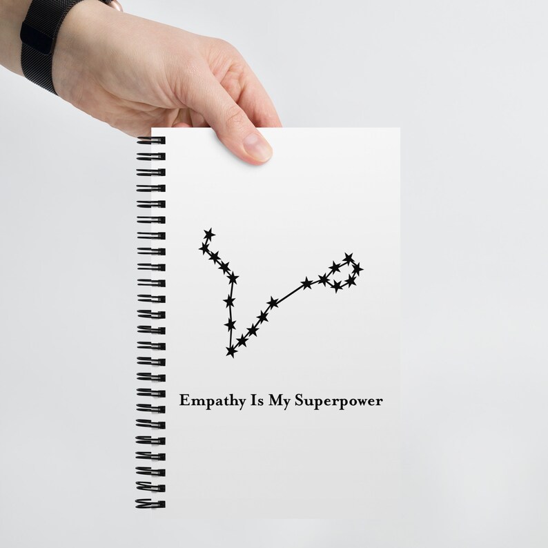 Pisces Constellation Spiral Journal With Text, Zodiac Star Sign ...