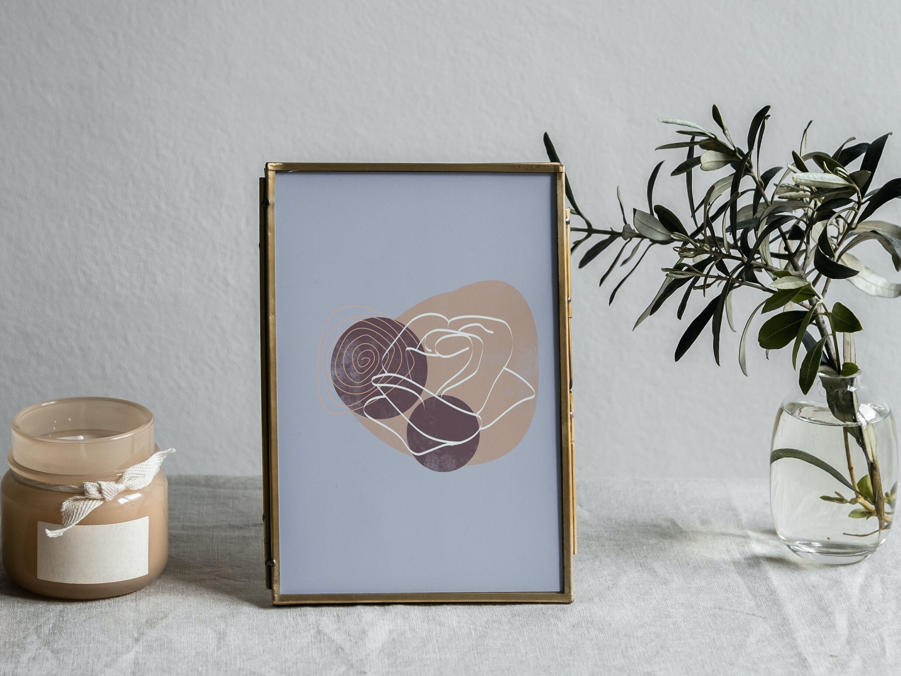 Boho Rose Flower Floral Print Poster Printable Wall Art Decor - Etsy